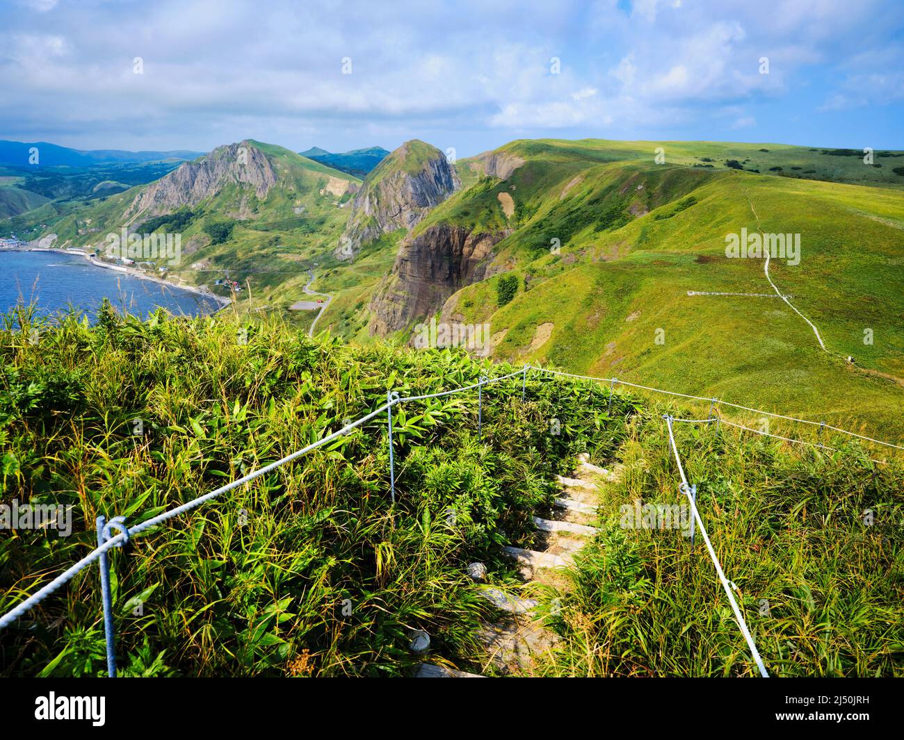 Landscape in Rebun Island, Hokkaido, Japan Stock Photo - Alamy