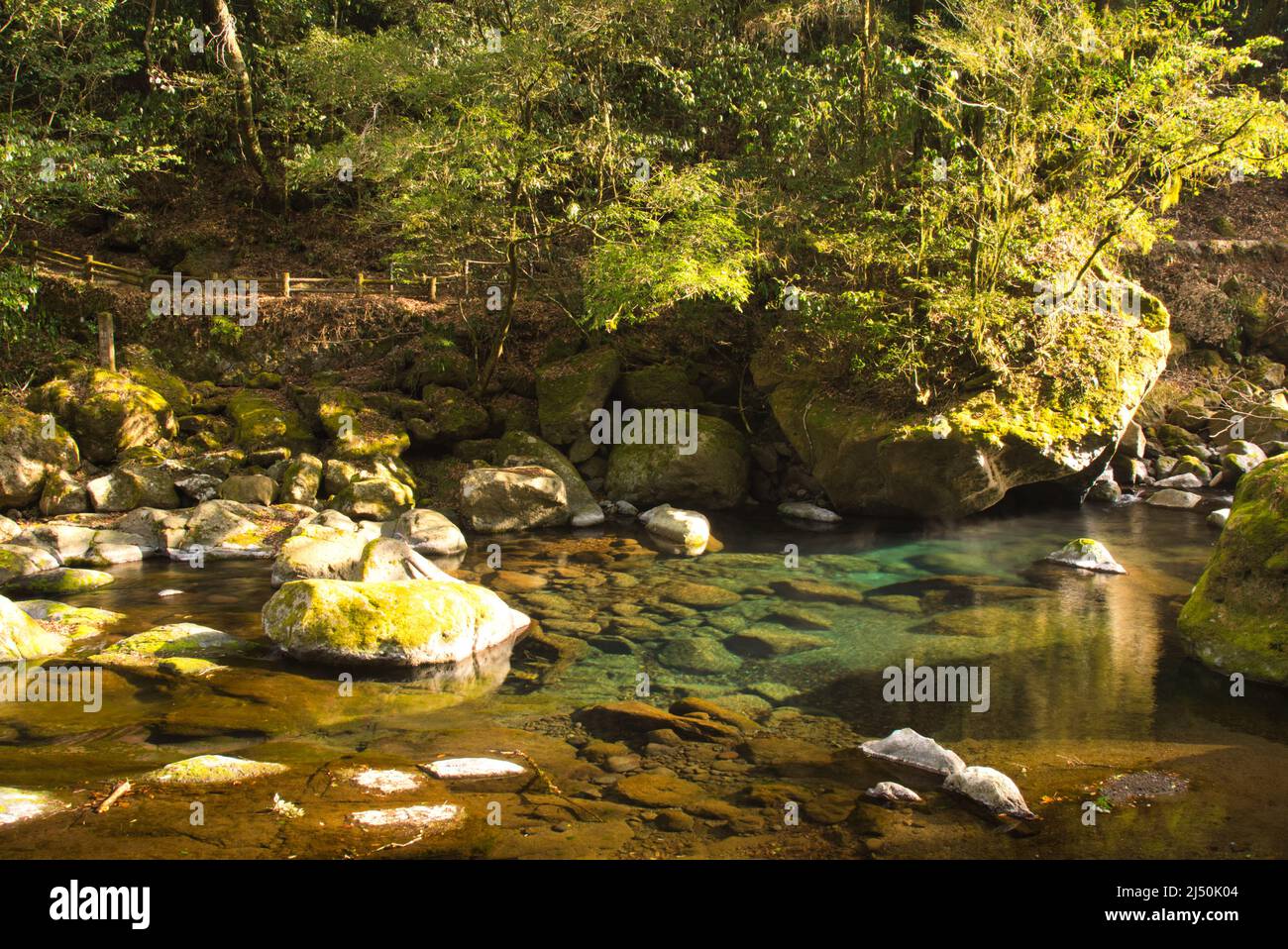 Kikuchi Gorge in Morning, Kumamoto Prefecture, Japan Stock Photo - Alamy