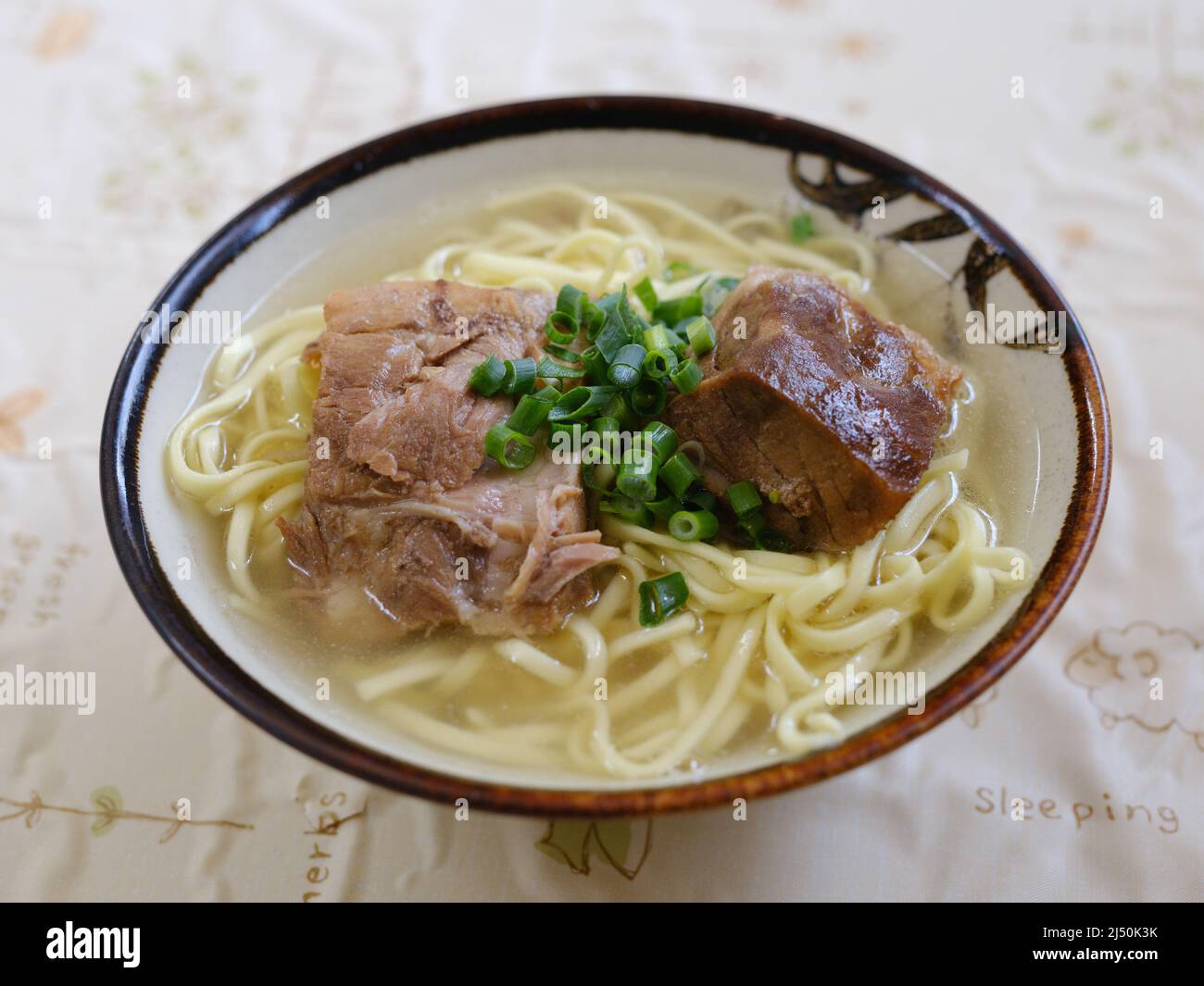Soki soba, Okinawan Food Stock Photo - Alamy