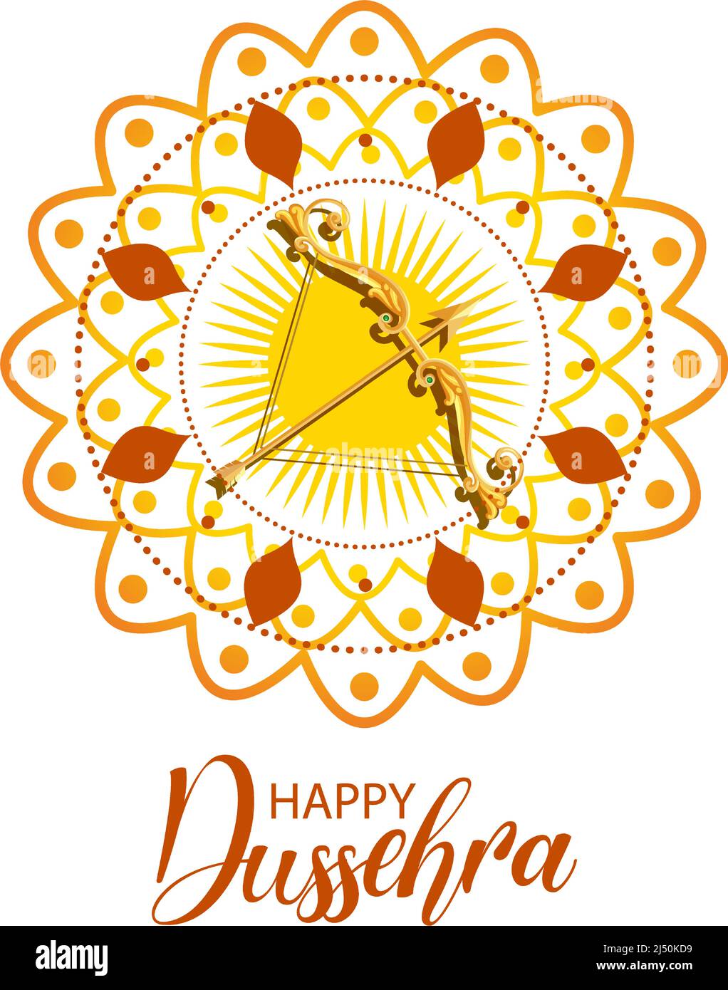 Happy Dussehra festival poster design illustration Stock Vector Image ...