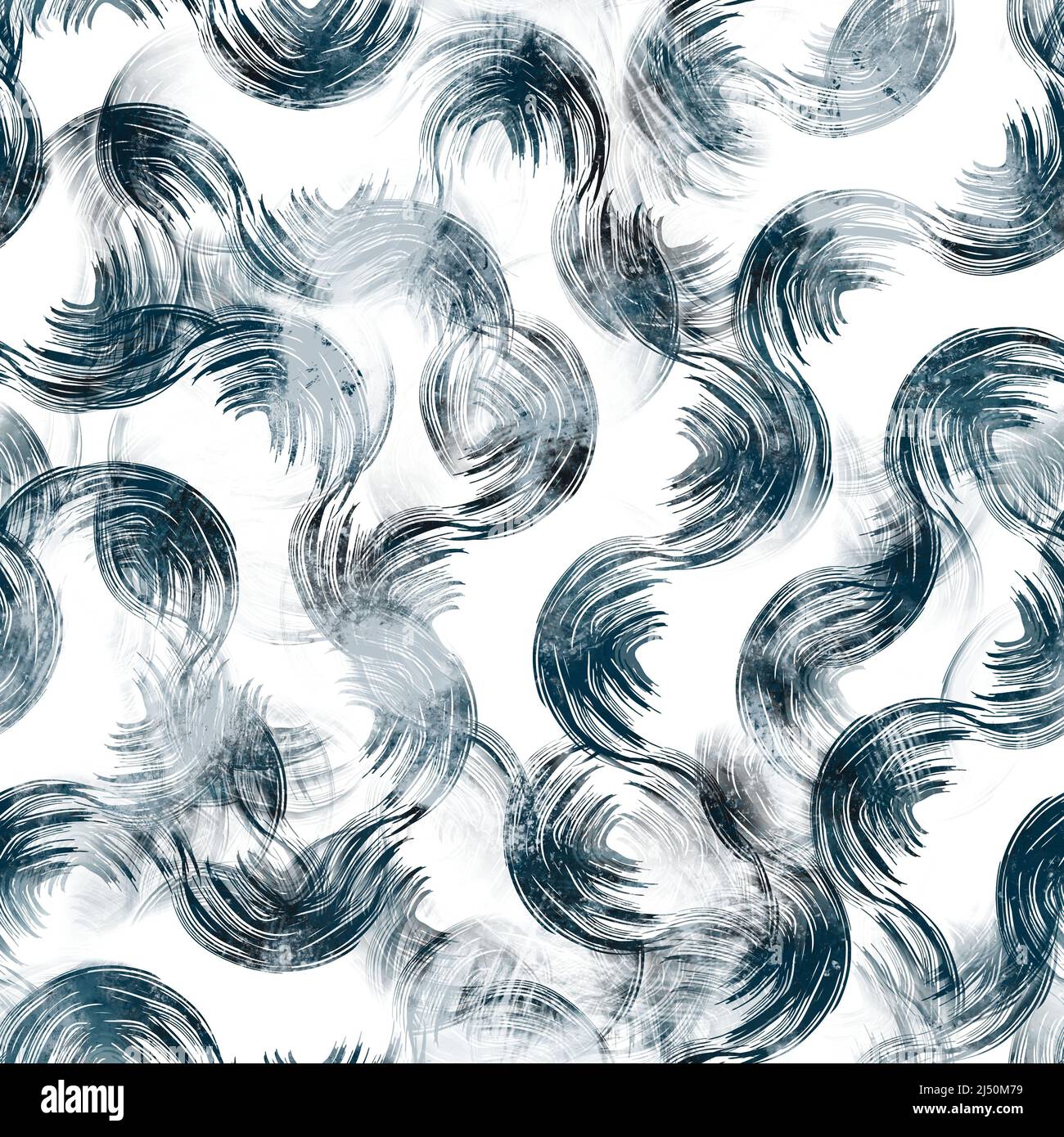 Seamless navy blue and white abstract grungy seamless surface pattern ...