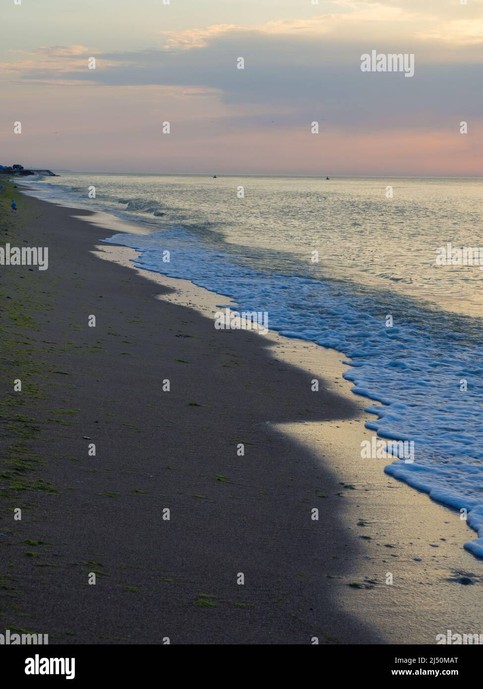 The Beauty of Sunrise waves Stock Photo - Alamy