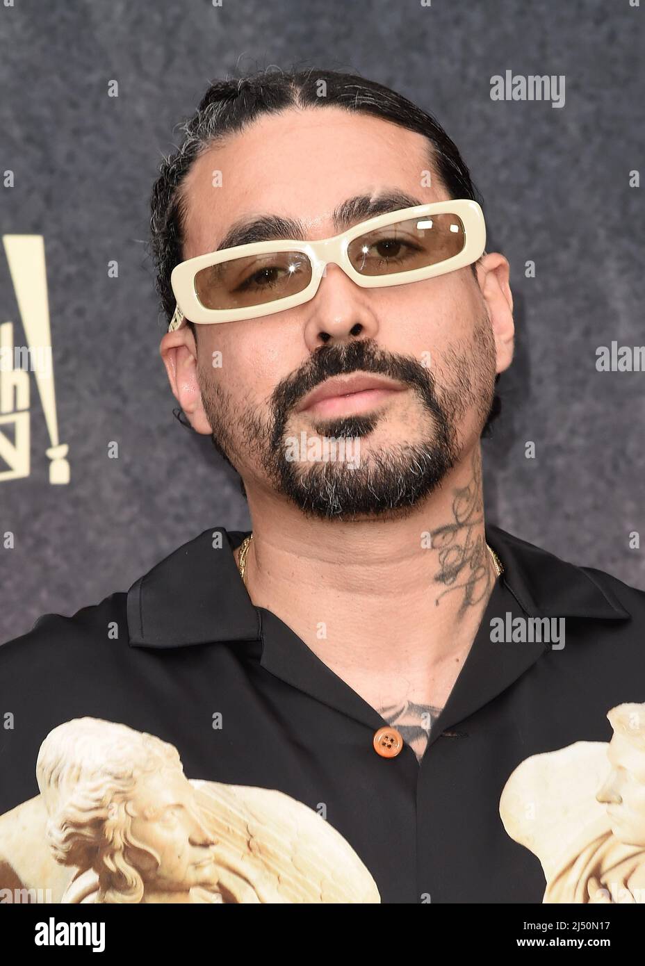 Gino Vento walking on the red carpet at FX's "Mayans M.C." season 4 ...