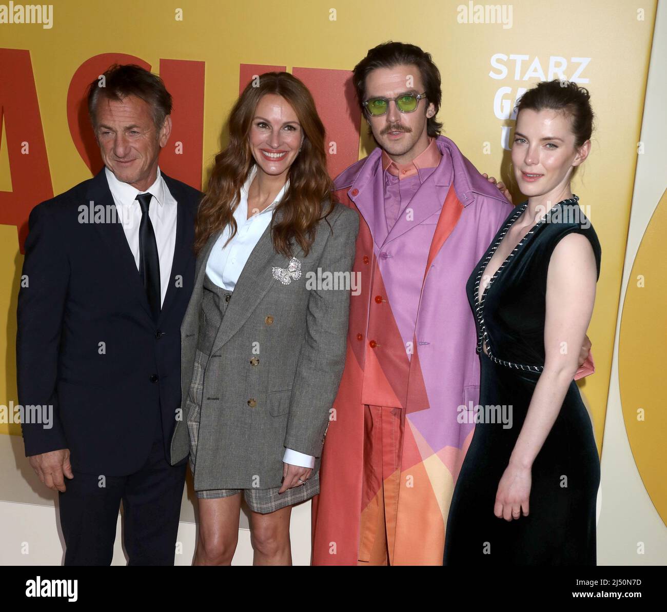 April 18, 2022, New York, New York, USA: Actors SEAN PENN, JULIA ...