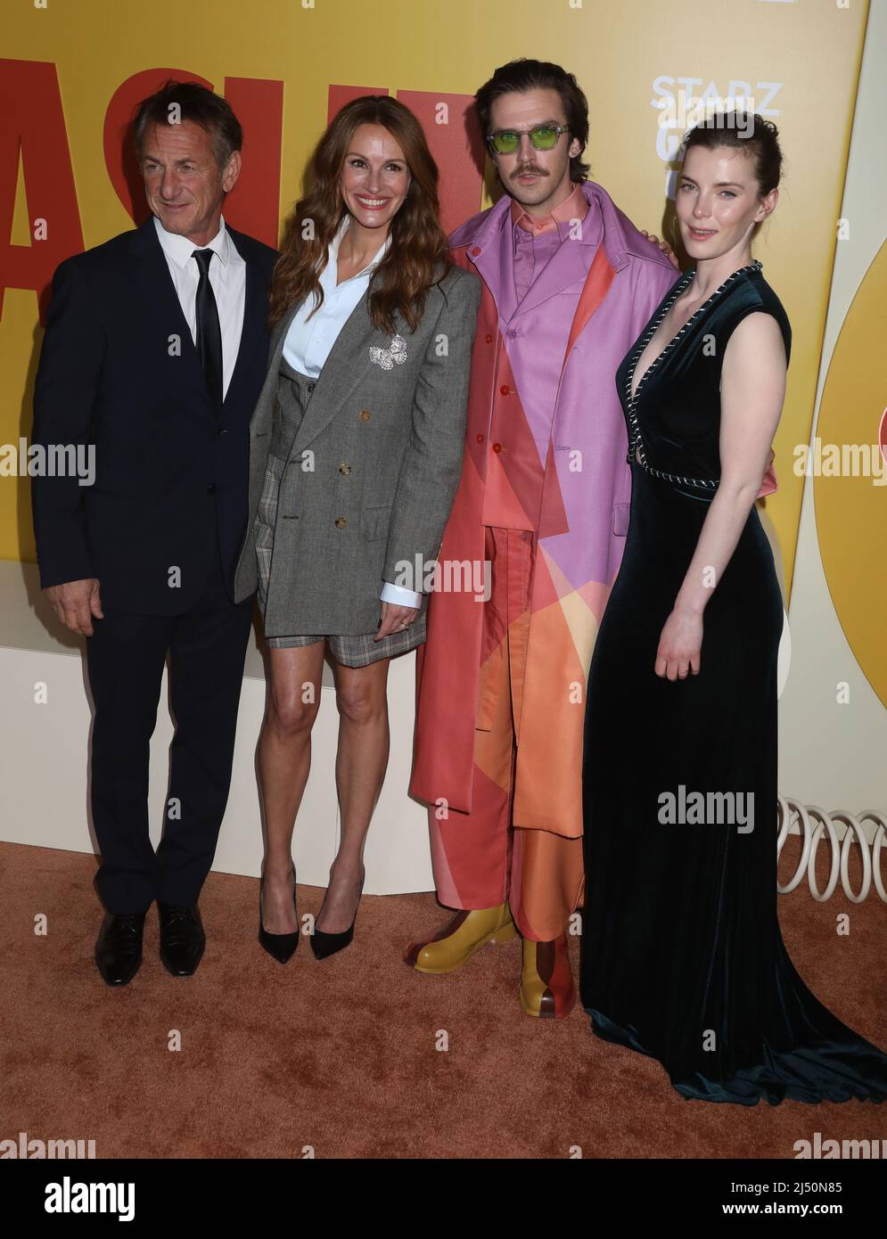 April 18, 2022, New York, New York, USA: Actors SEAN PENN, JULIA ...