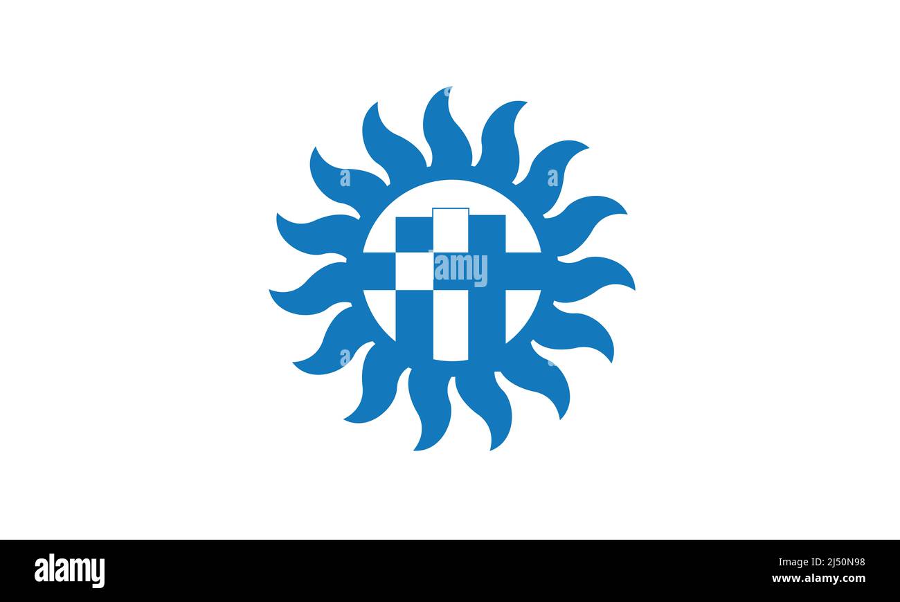 The flag of the city of Las Cruces in New Mexico USA Stock Photo - Alamy