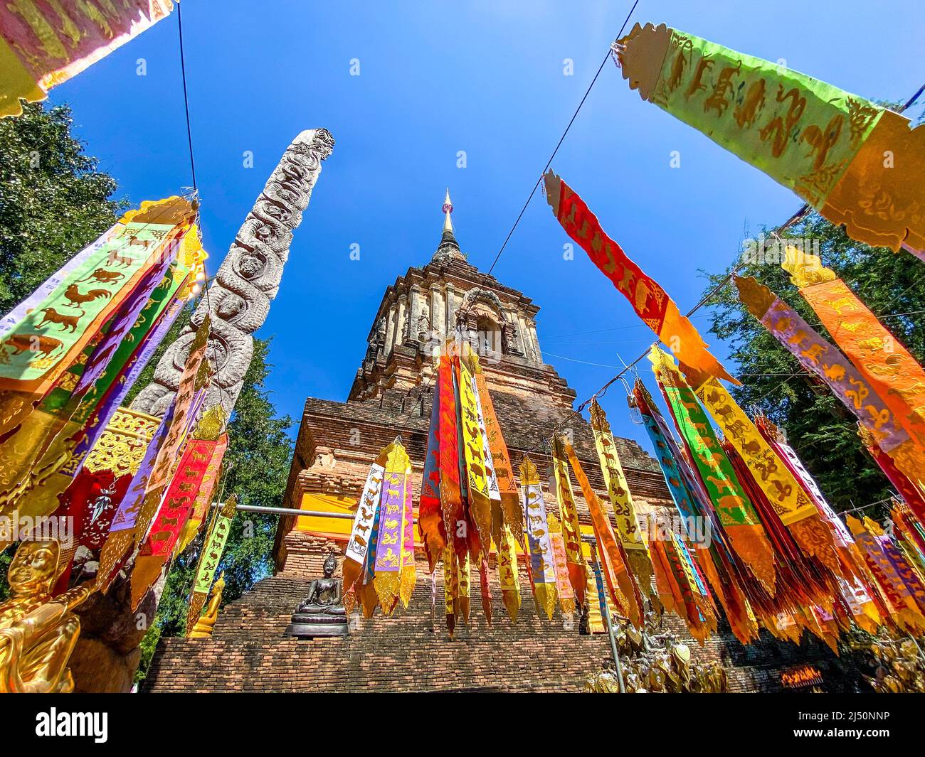 Wat Lok Moli in Chiang Mai Thailand Stock Photo - Alamy