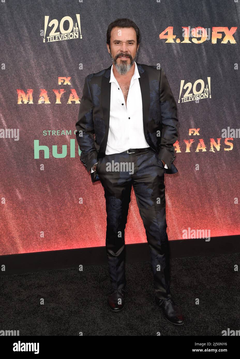 Michael Irby walking on the red carpet at FX's "Mayans M.C." season 4 ...