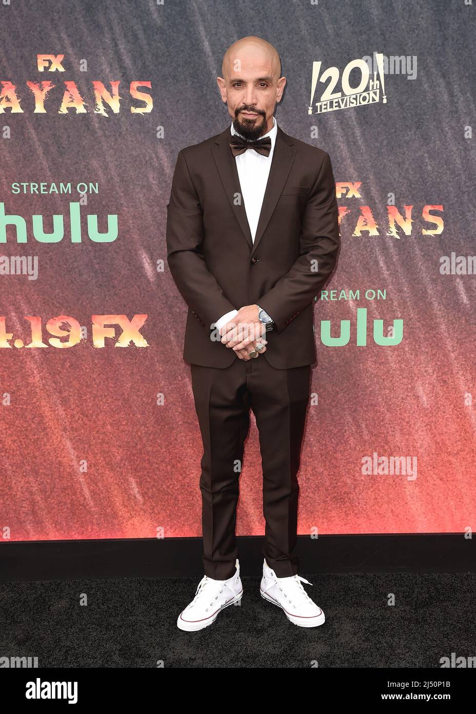 Los Angeles, USA. 18th Apr, 2022. Joseph Lucero walking on the red ...