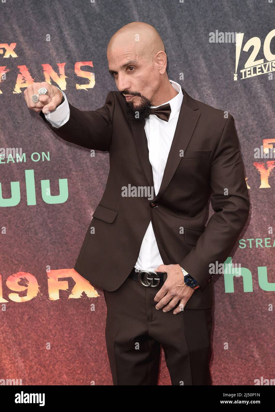 Los Angeles, USA. 18th Apr, 2022. Joseph Lucero walking on the red ...