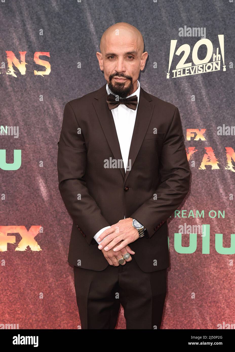 Joseph Lucero walking on the red carpet at FX's "Mayans M.C." season 4 ...