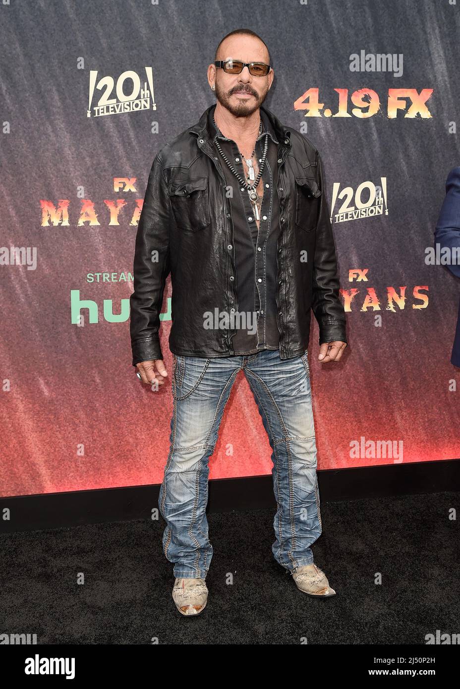 Los Angeles, USA. 18th Apr, 2022. Raoul Max Trujillo walking on the red ...