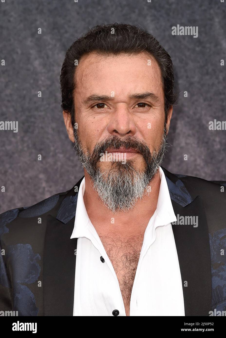 Michael Irby walking on the red carpet at FX's "Mayans M.C." season 4 ...