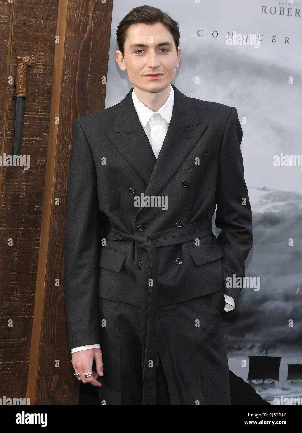 Los Angeles, USA. 18th Apr, 2022. Gustav Lindh arrives at THE NORTHMAN ...