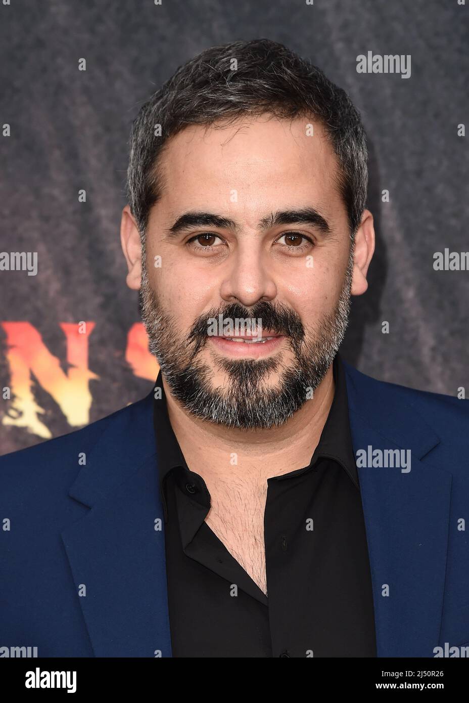 Guillermo Garcia walking on the red carpet at FX's "Mayans M.C." season ...