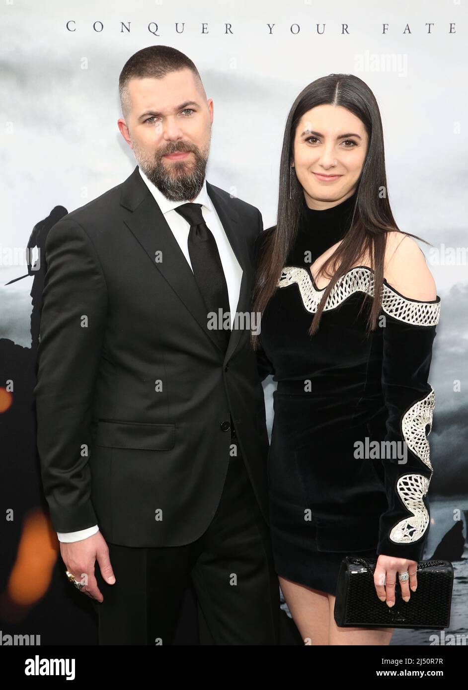 Hollywood, California, USA. 18th Apr, 2022. Robert Eggers and wife ...