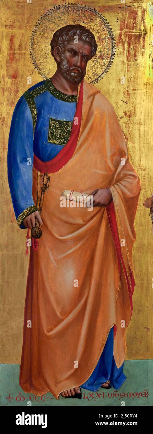 San Pietro - tempera su tavola - Lorenzo Veneziano - XIV secolo ...