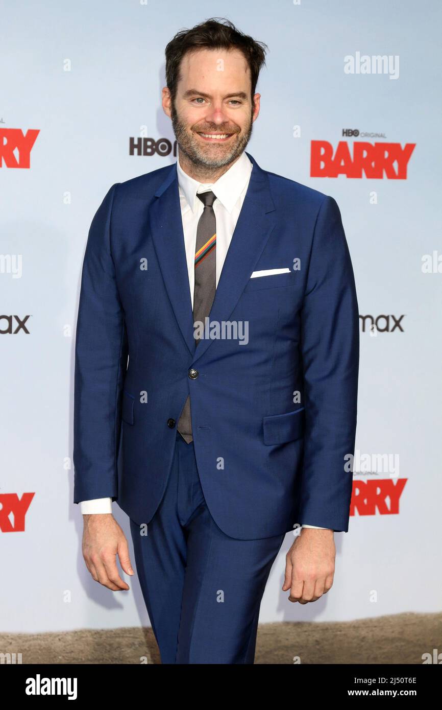 LOS ANGELES - APR 18: Bill Hader at the Barry Season 3 HBO Premiere ...