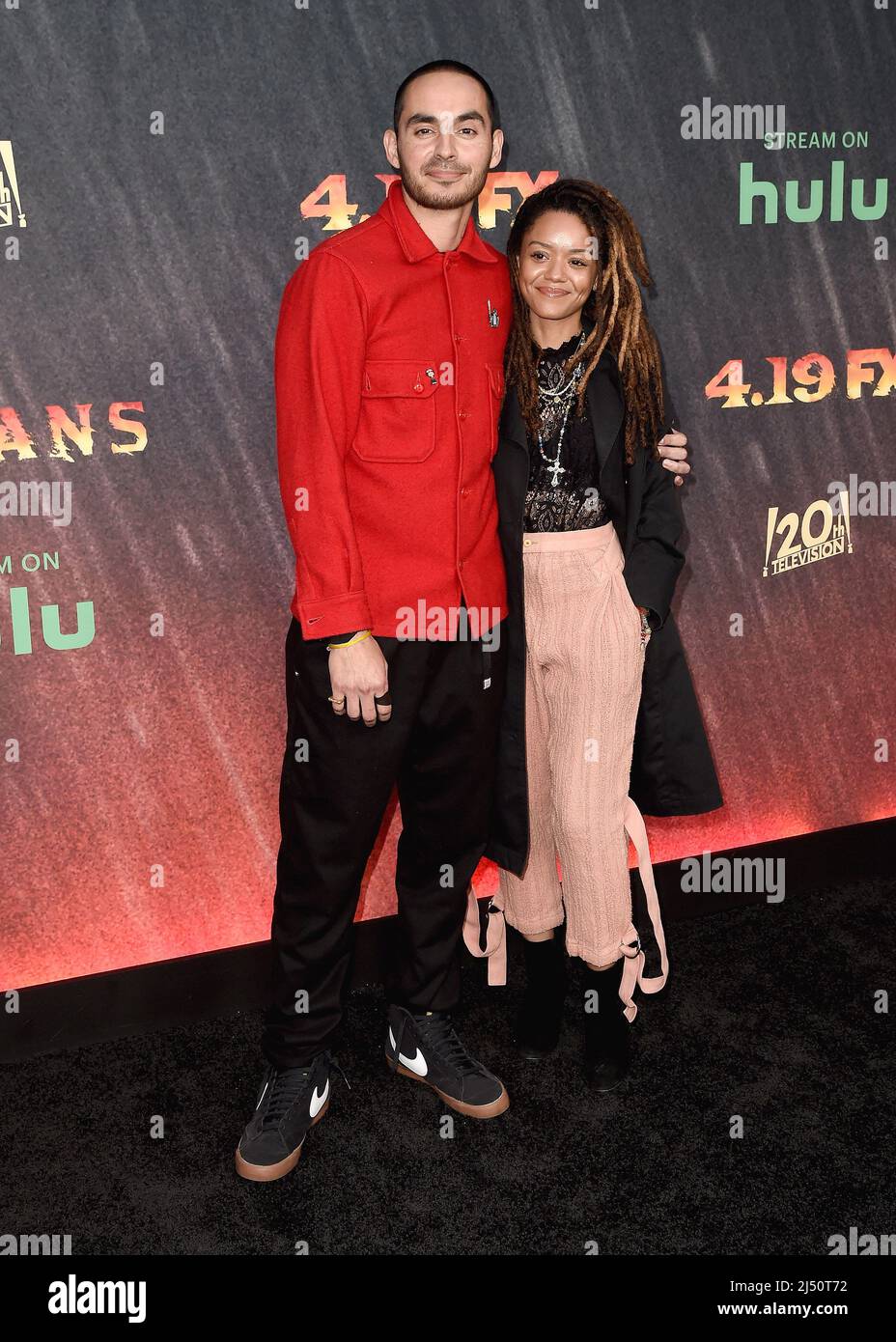 Manny Montana walking on the red carpet at FX's "Mayans M.C." season 4 ...