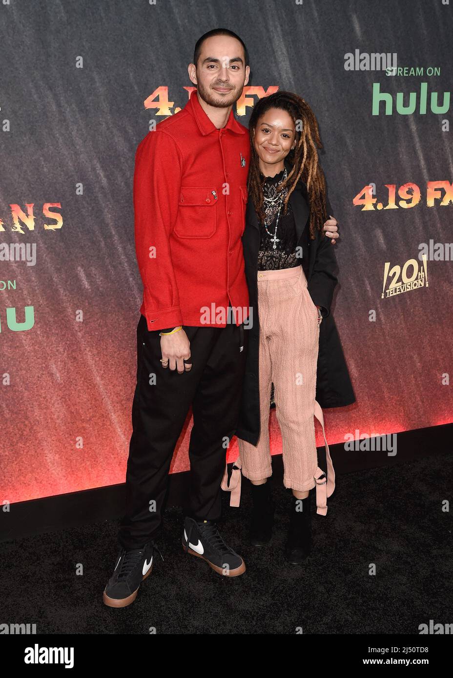 Manny Montana walking on the red carpet at FX's "Mayans M.C." season 4 ...