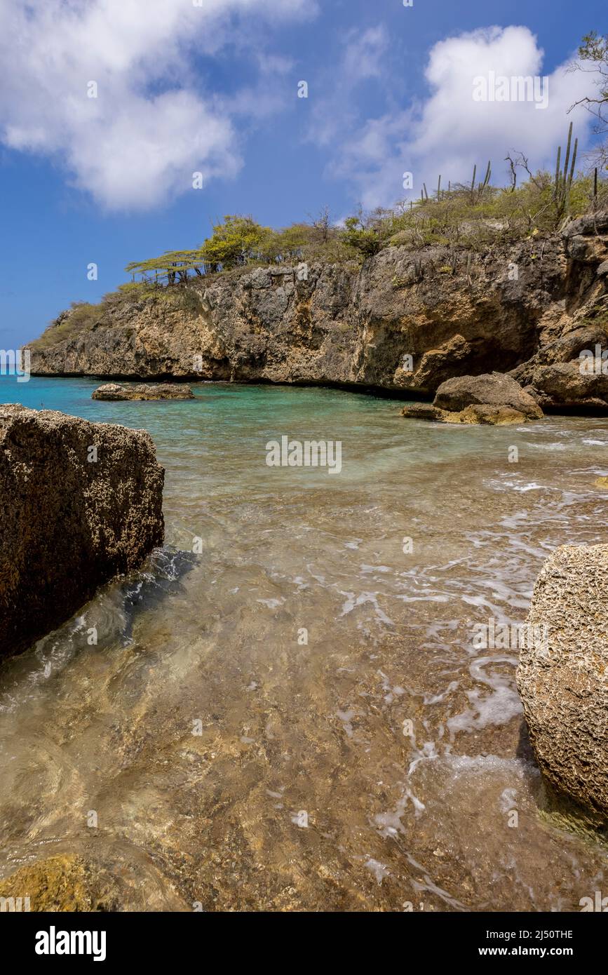 Holiday at Playa Jeremi on the Caribbean island Curacao Stock Photo - Alamy