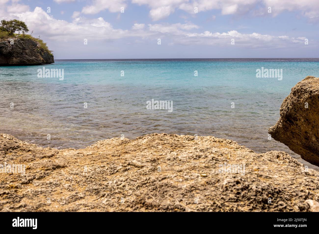Holiday at Playa Jeremi on the Caribbean island Curacao Stock Photo - Alamy