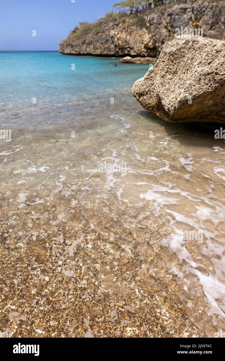 Holiday at Playa Jeremi on the Caribbean island Curacao Stock Photo - Alamy