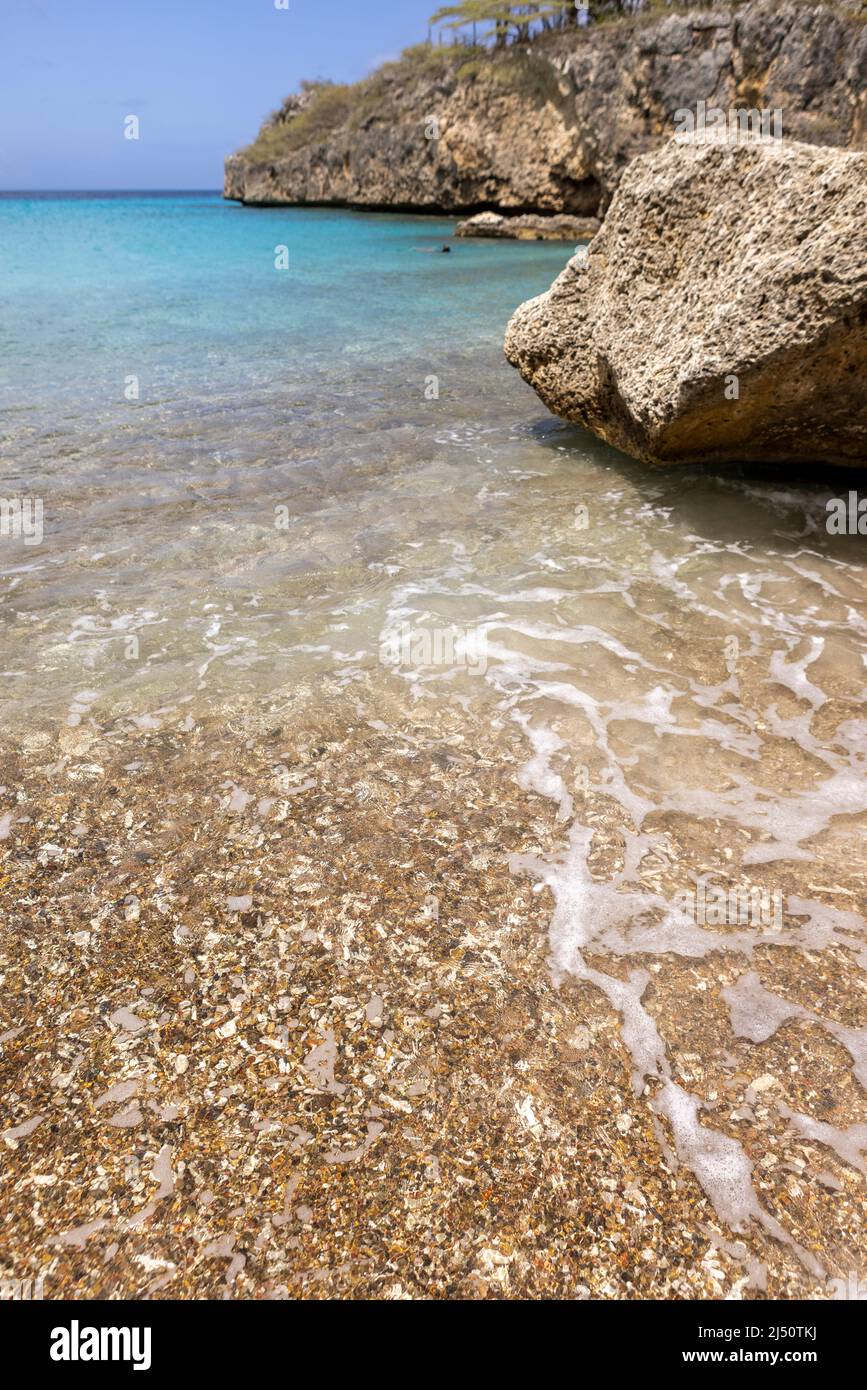 Holiday at Playa Jeremi on the Caribbean island Curacao Stock Photo - Alamy