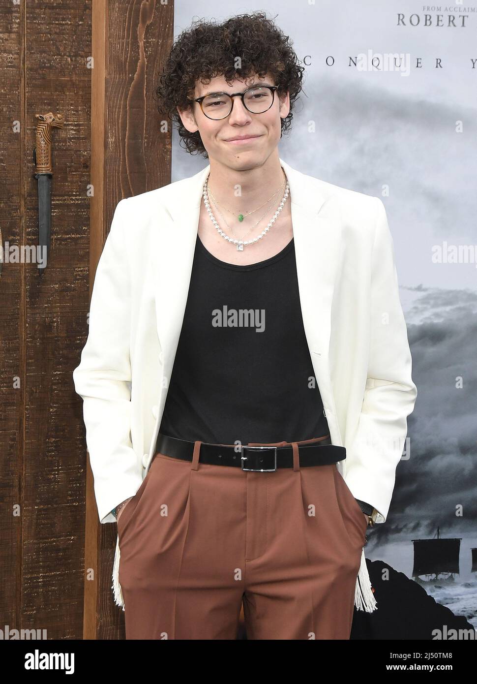 Los Angeles, USA. 18th Apr, 2022. Reece Feldman arrives at THE NORTHMAN ...