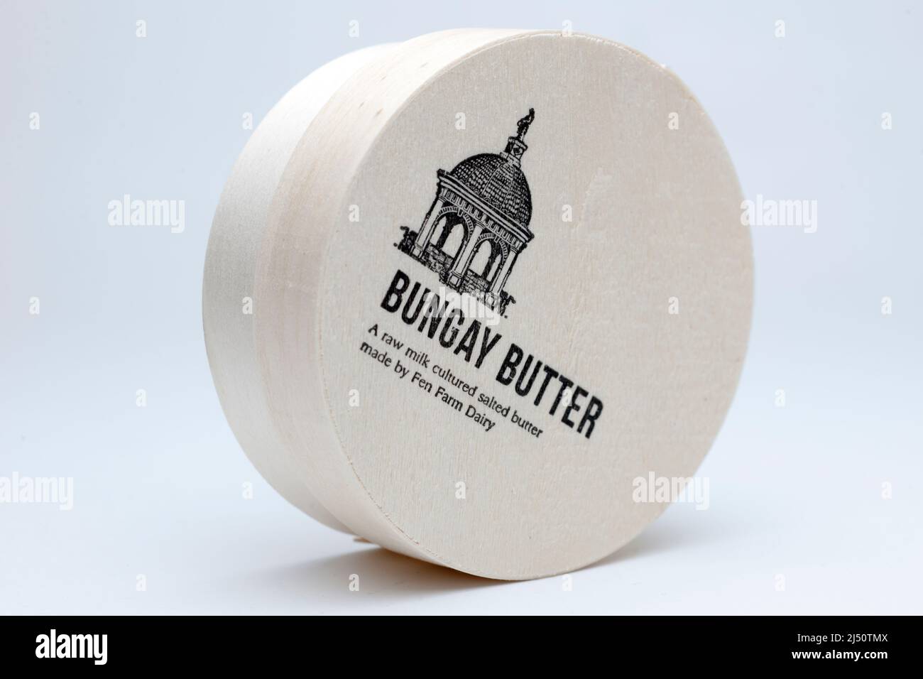 Container of Bungay Raw Milk Cultured Salted Butter made by Fen Farm ...