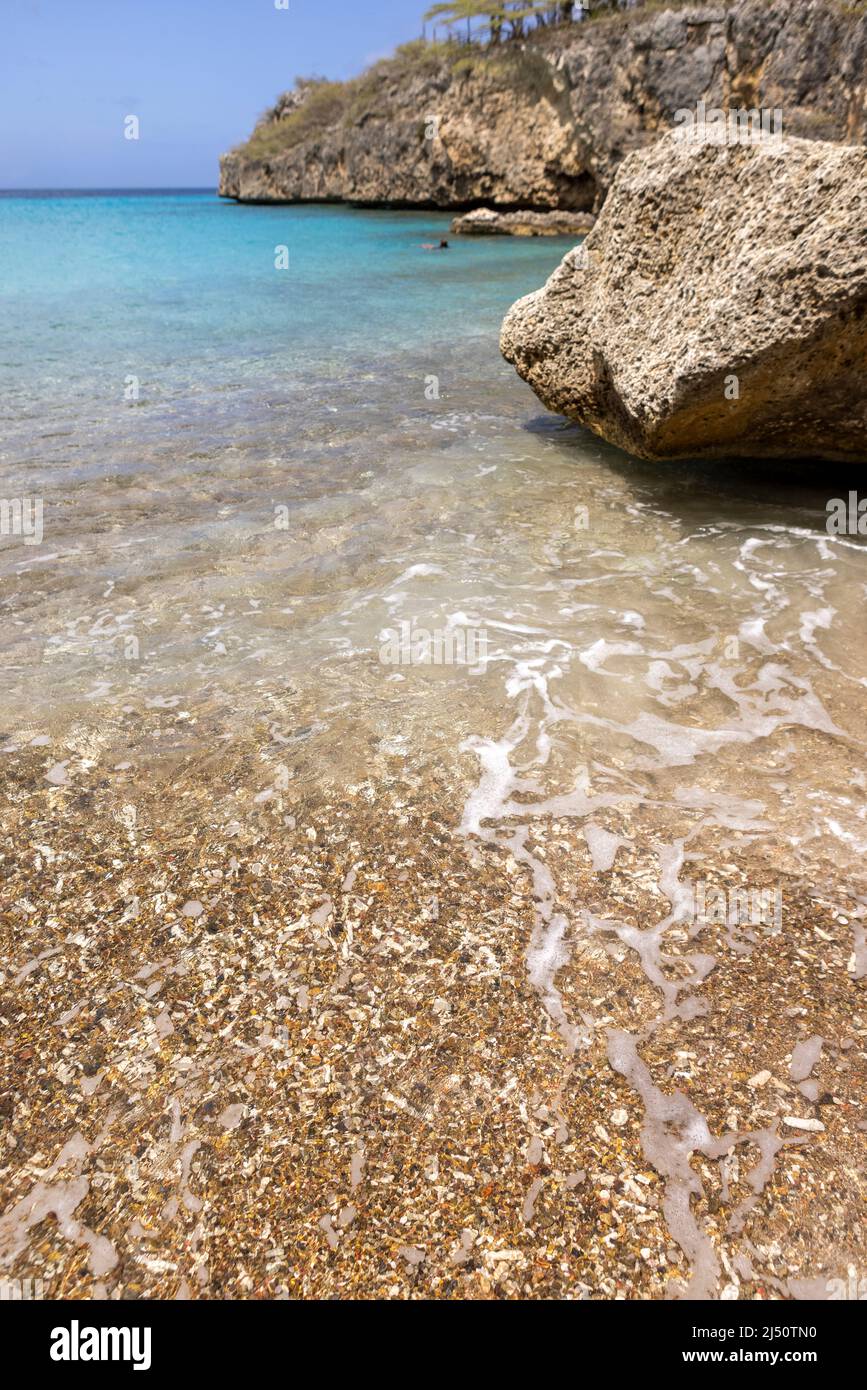 Holiday at Playa Jeremi on the Caribbean island Curacao Stock Photo - Alamy