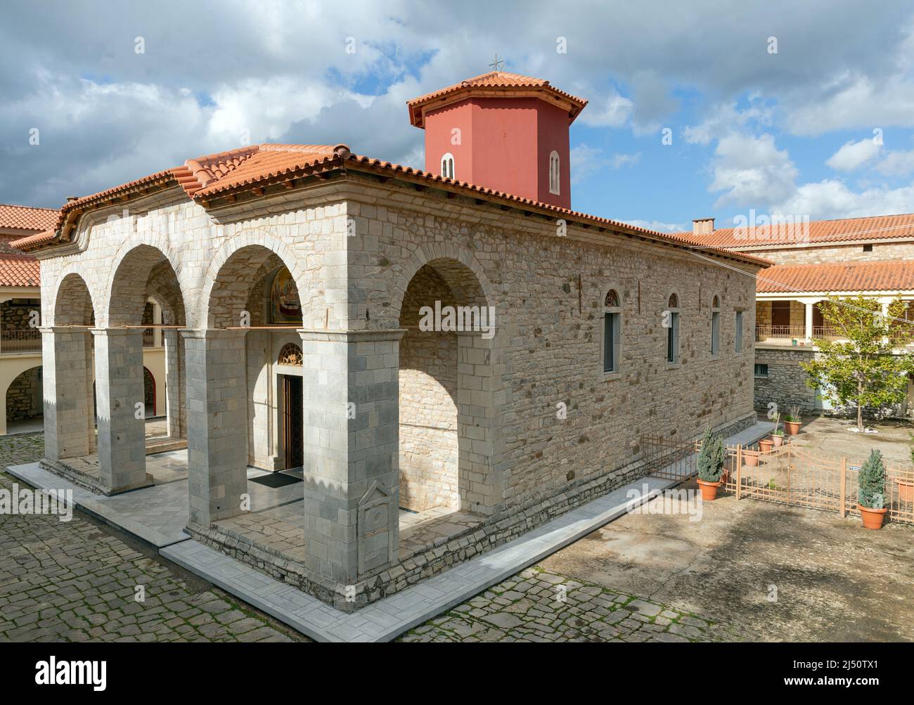 Agia Lavra (Holy Lavra) monastery near Kalavryta, Achaea, Greece Stock ...