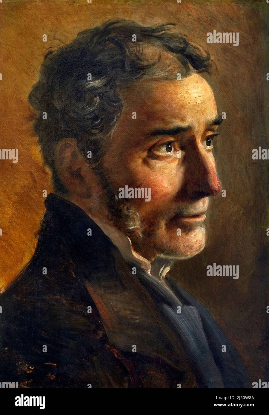 Ritratto del pittore Ludovico Lipparini - olio su tela - Tranquillo ...