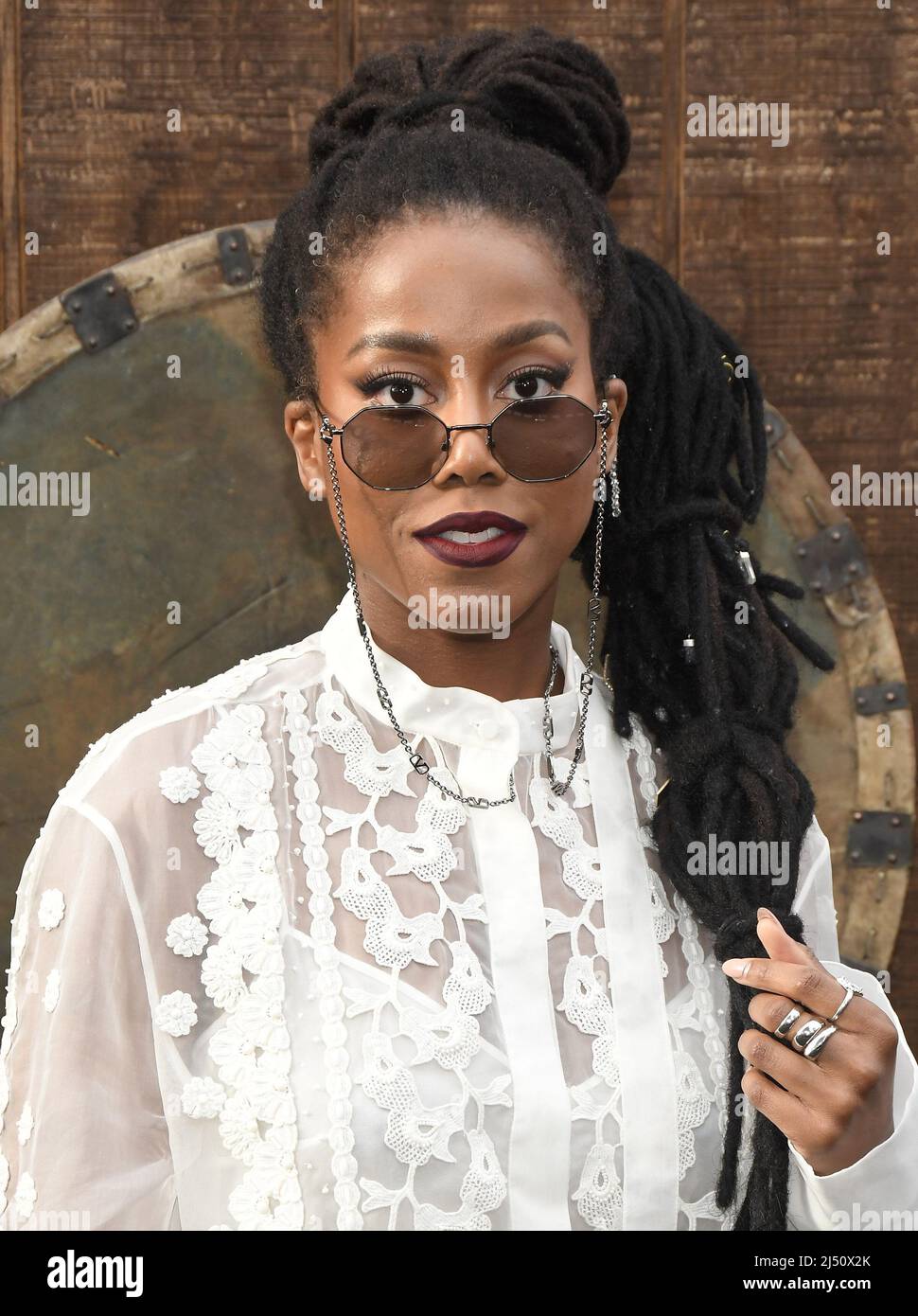 Tomi Adeyemi arrives at THE NORTHMAN Los Angeles Premiere held at the ...