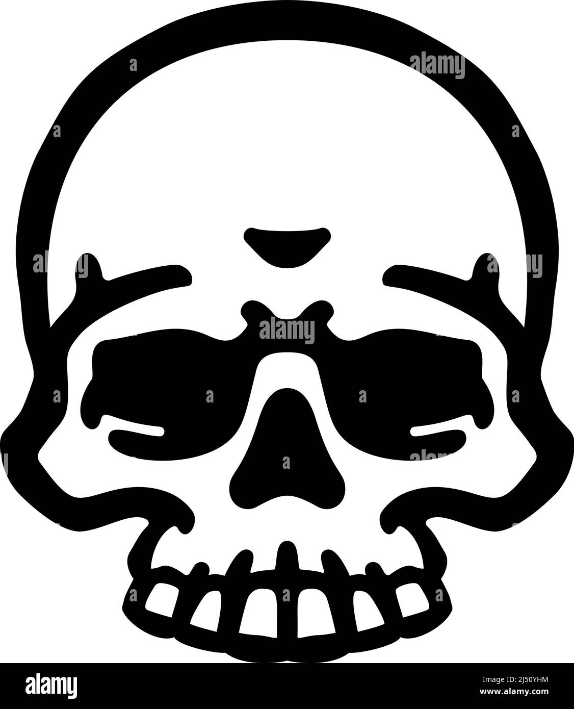 Skeleton Face Cartoon