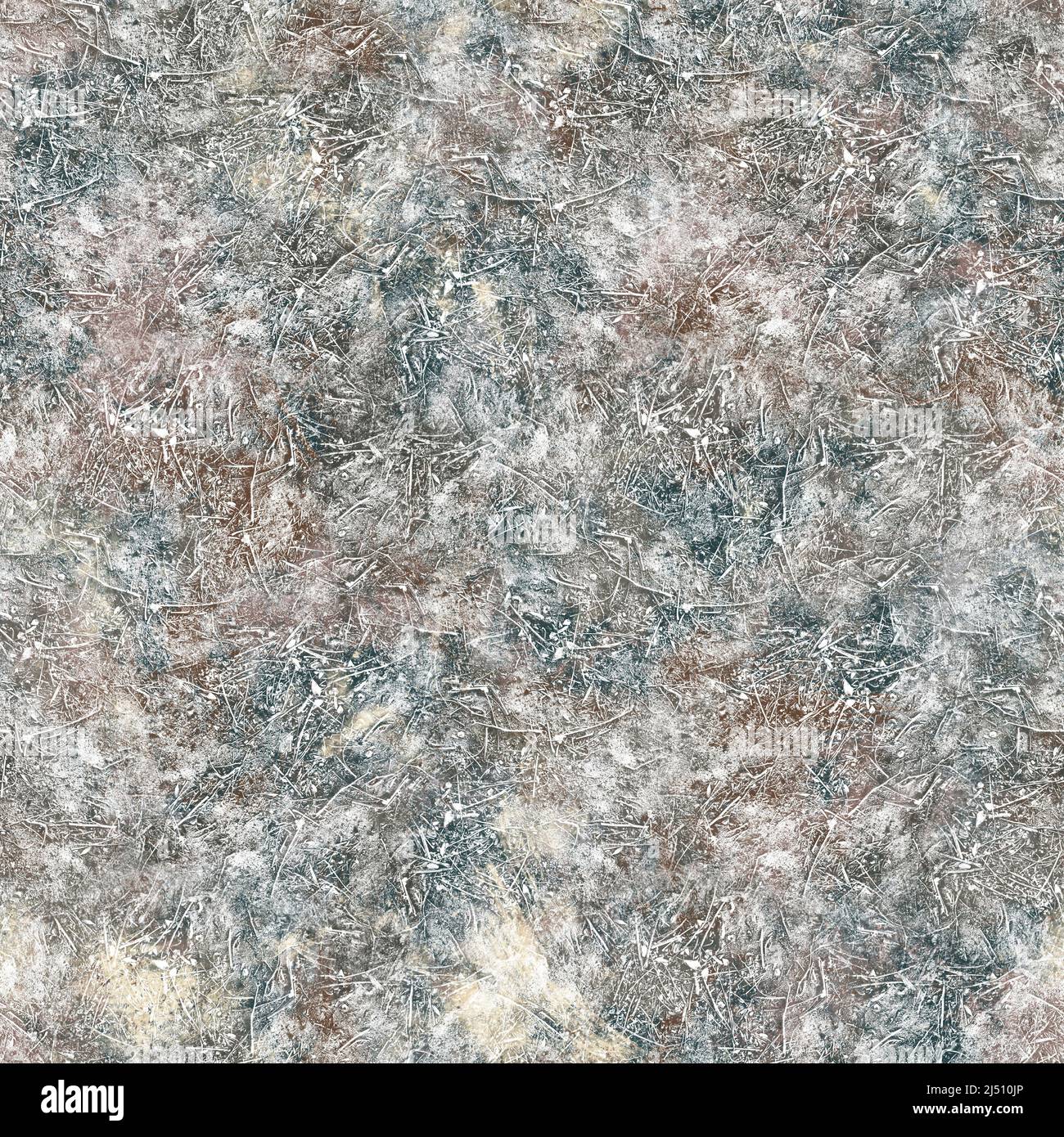 Seamless neutral tan and white distressed grungy motif surface pattern ...