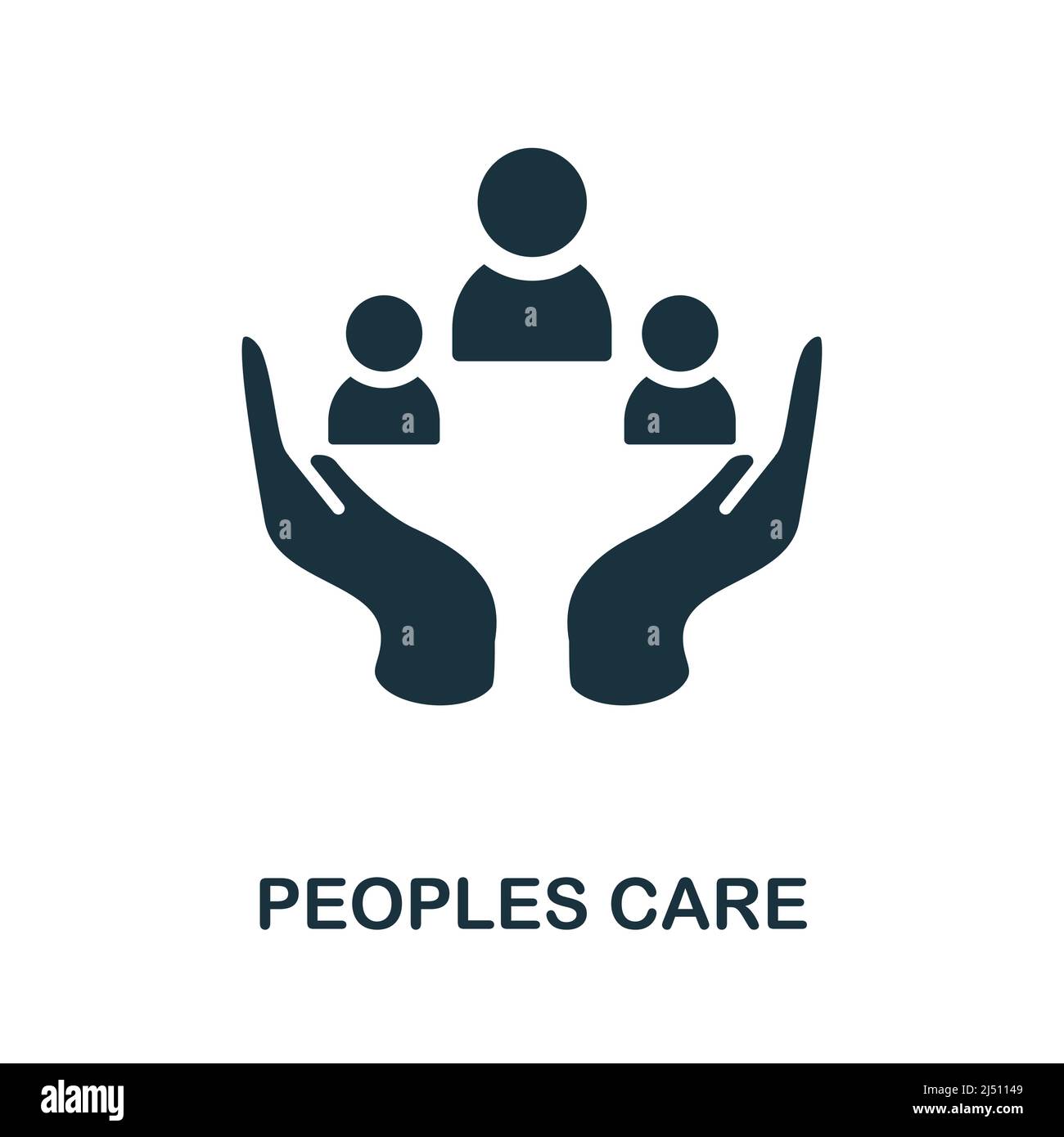 Peoples Care icon. Simple element from social activity collection ... Peoples Care icon. Simple element from social activity collection ...