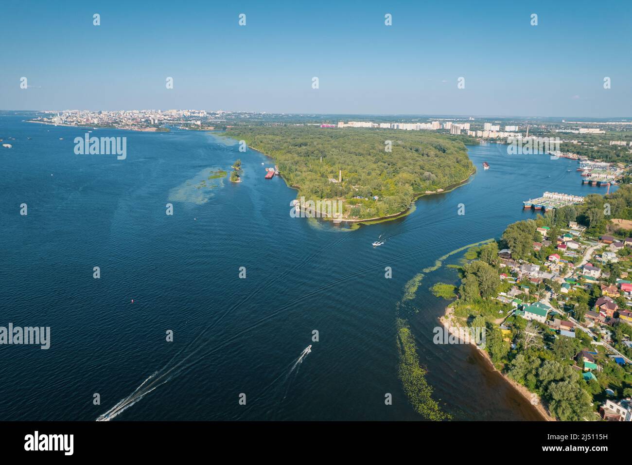 Beautiful natural landscape. Central part of Russia.Europe Stock Photo ...