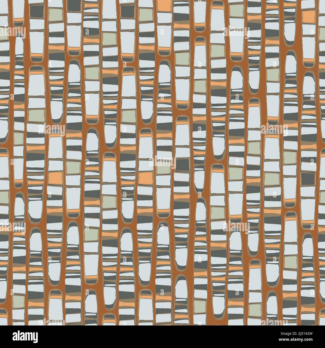 Geological strata seamless vector pattern on neutral sandstone ...