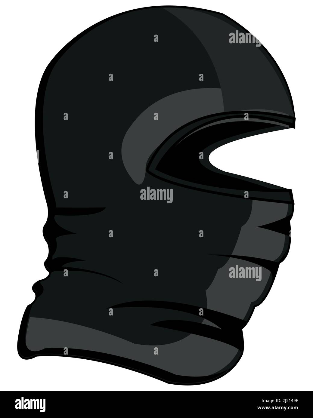 Mask for person balaclava on white background is insulated Stock Vector ...