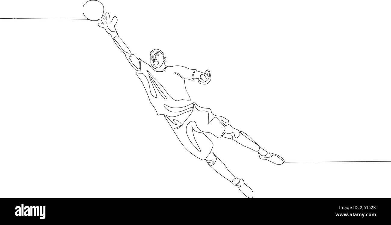 Football, soccer player kicking ball, side view. Isolated vector black ...