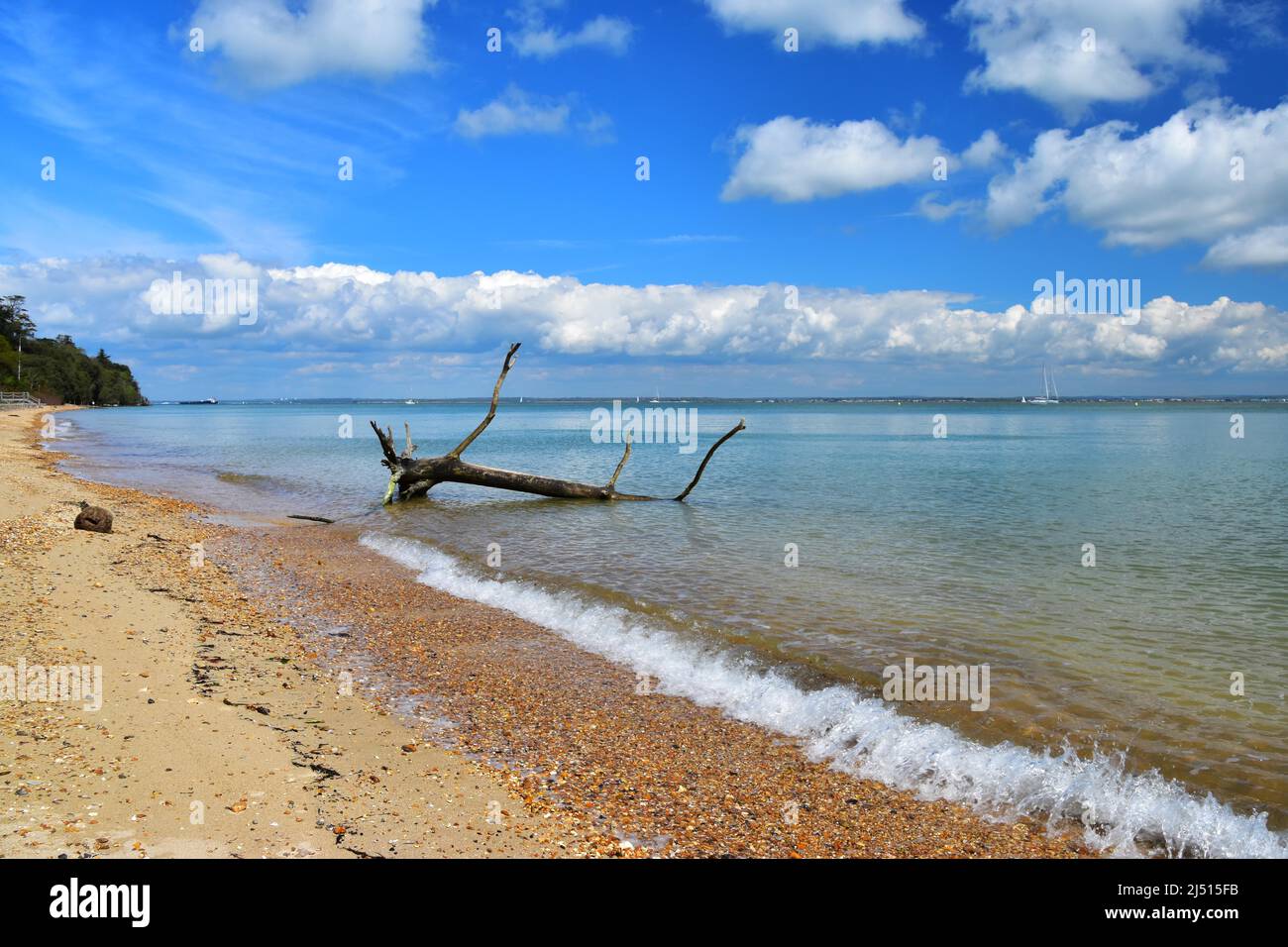 The Solent, Osborne House, Isle of Wight Stock Photo - Alamy