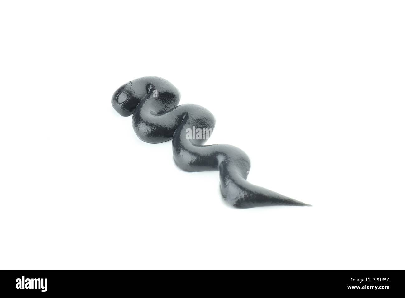 Toothpaste isolated on white background, close up Stock Photo - Alamy