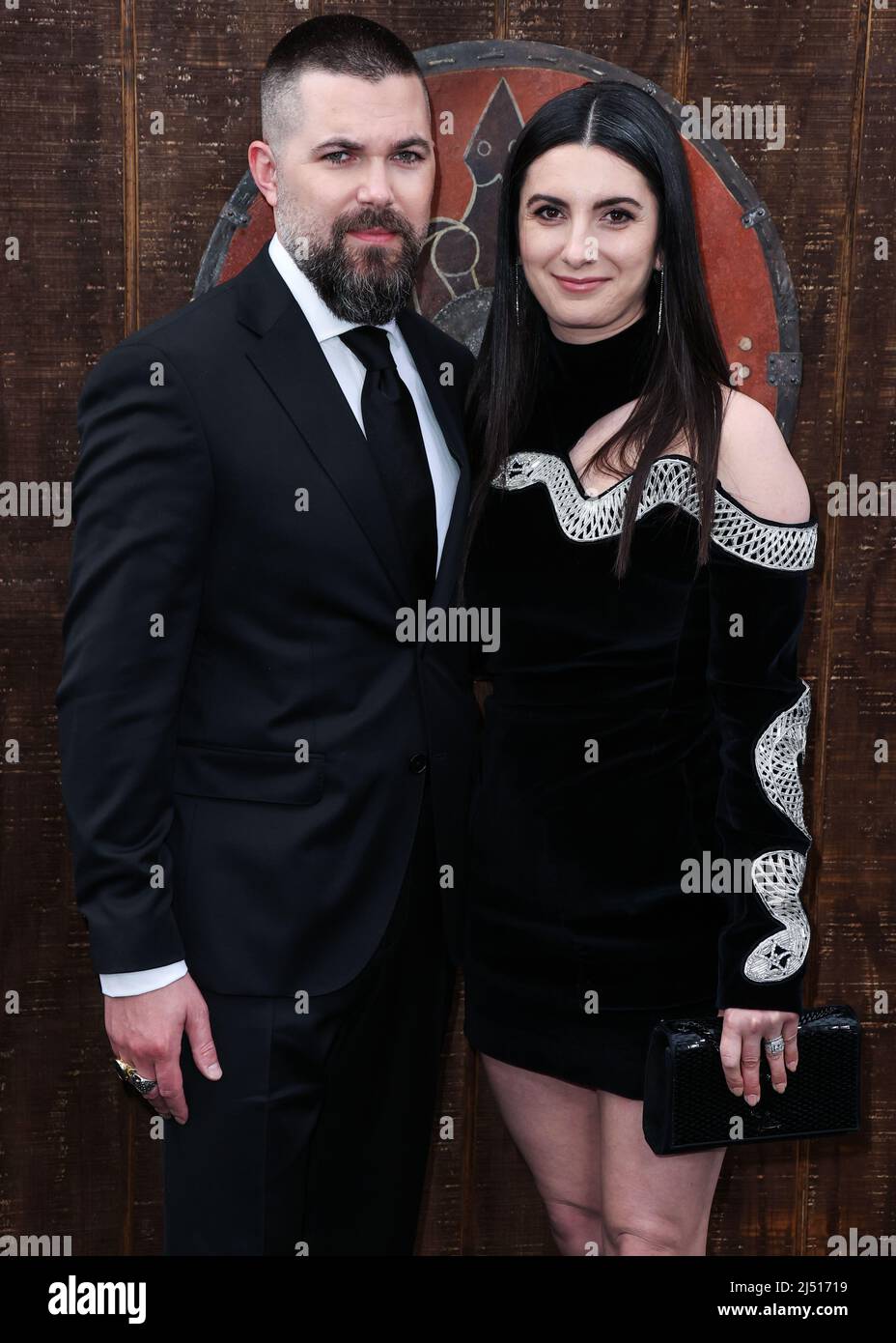 American film director Robert Eggers and wife Alexandra Shaker arrive ...
