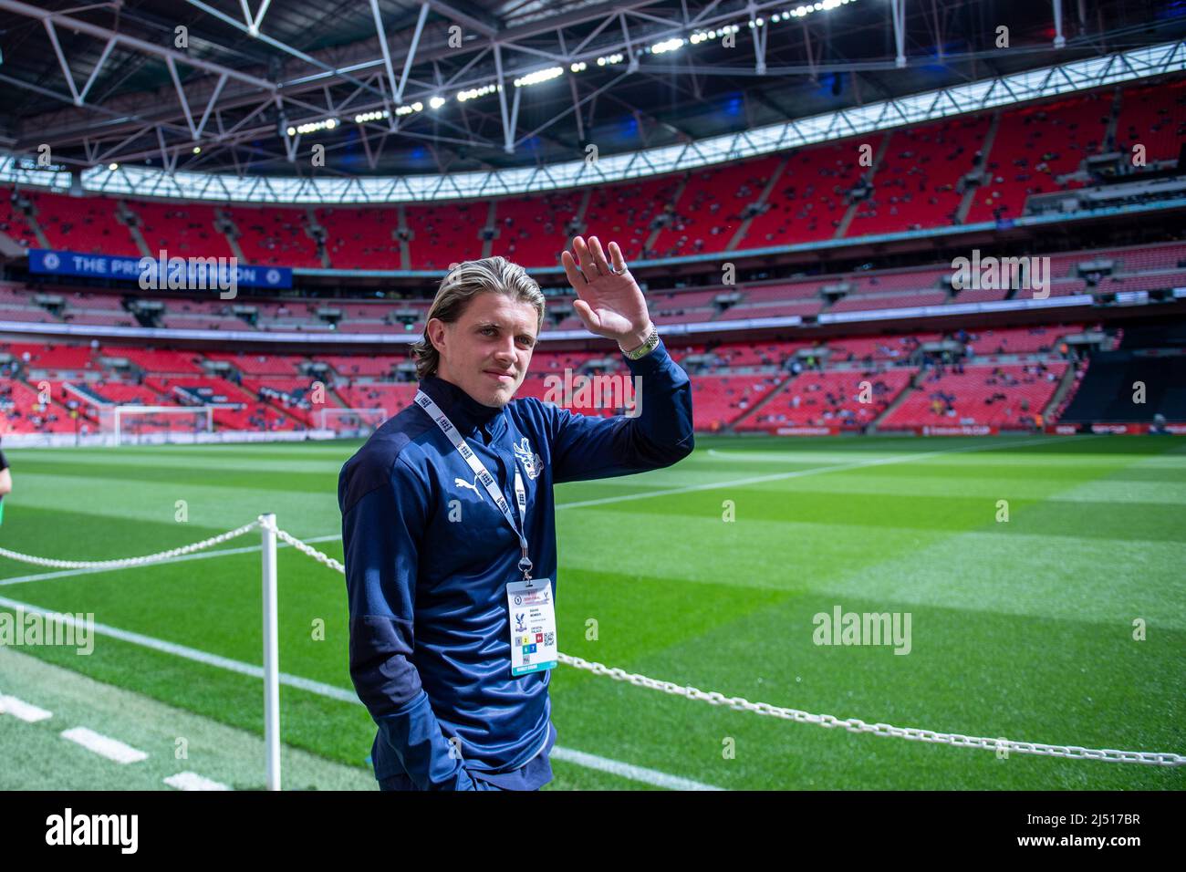 LONDON, ENGLAND - APRIL 17: Conor Gallagher of Crystal Palace during ...