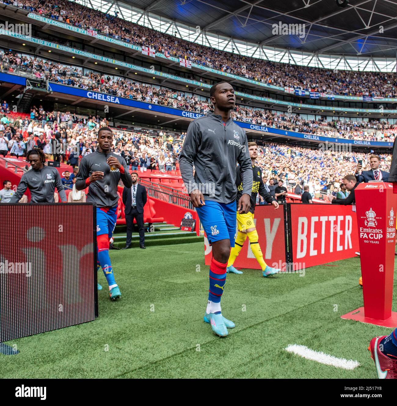 LONDON, ENGLAND - APRIL 17: Tyrick Mitchell of Crystal Palace during ...