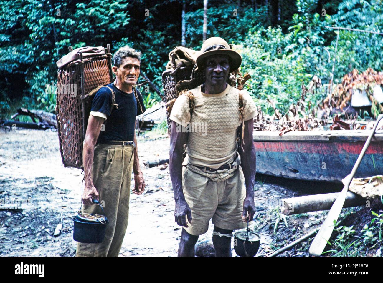 Pork-Knockers freelance gold and silver prospectors, Guyana, West ...