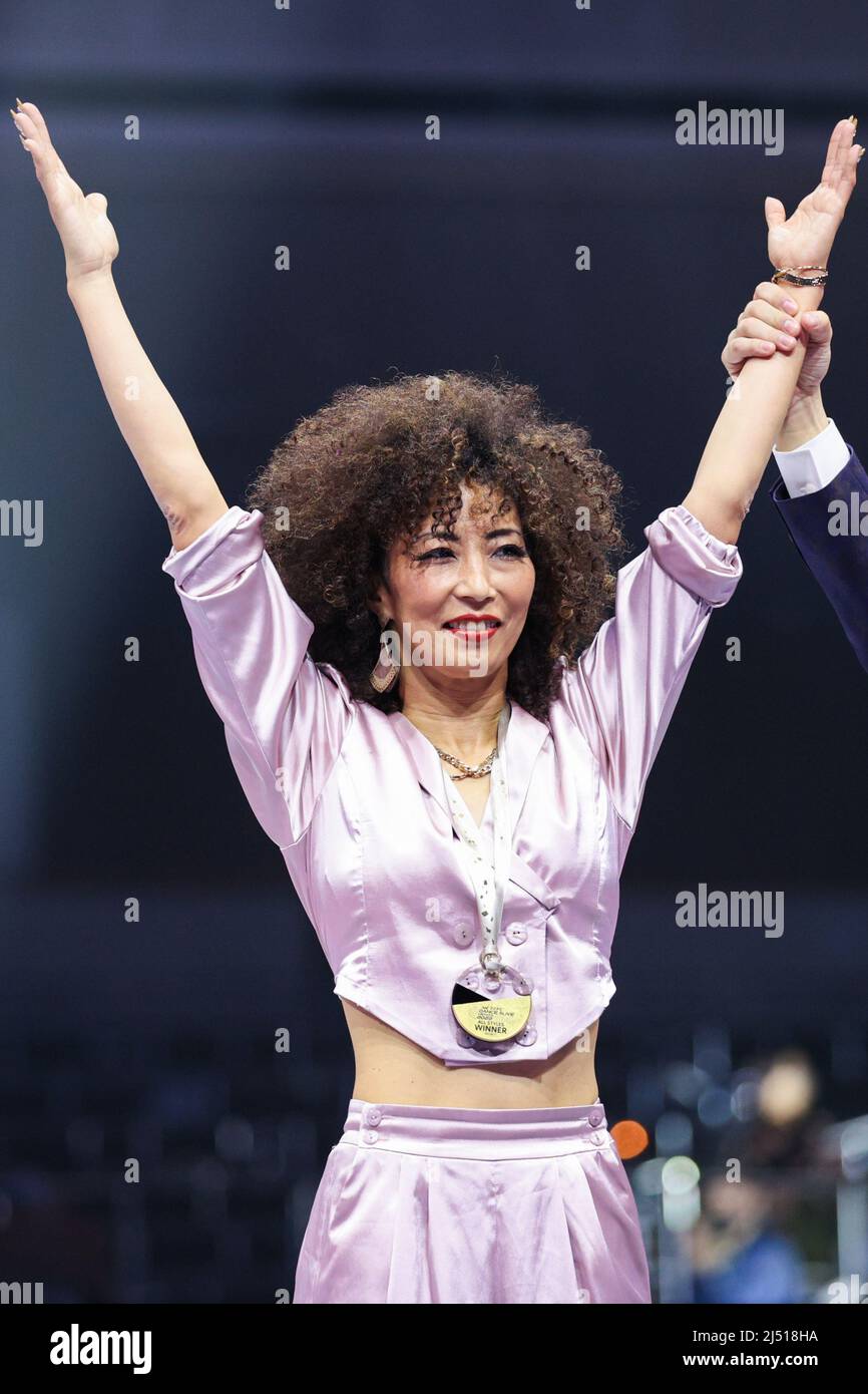 Tokyo, Japan. 17th Apr, 2022. YOSHIE Dance : DANCE ALIVE HERO'S 2022 ...