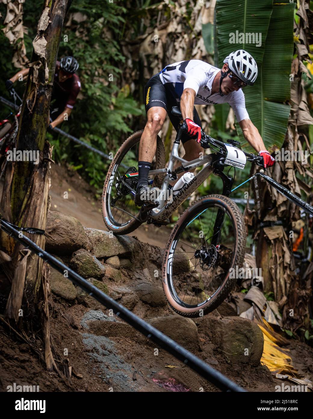 South African biker Alan Hatherly competes in opening race of the ...