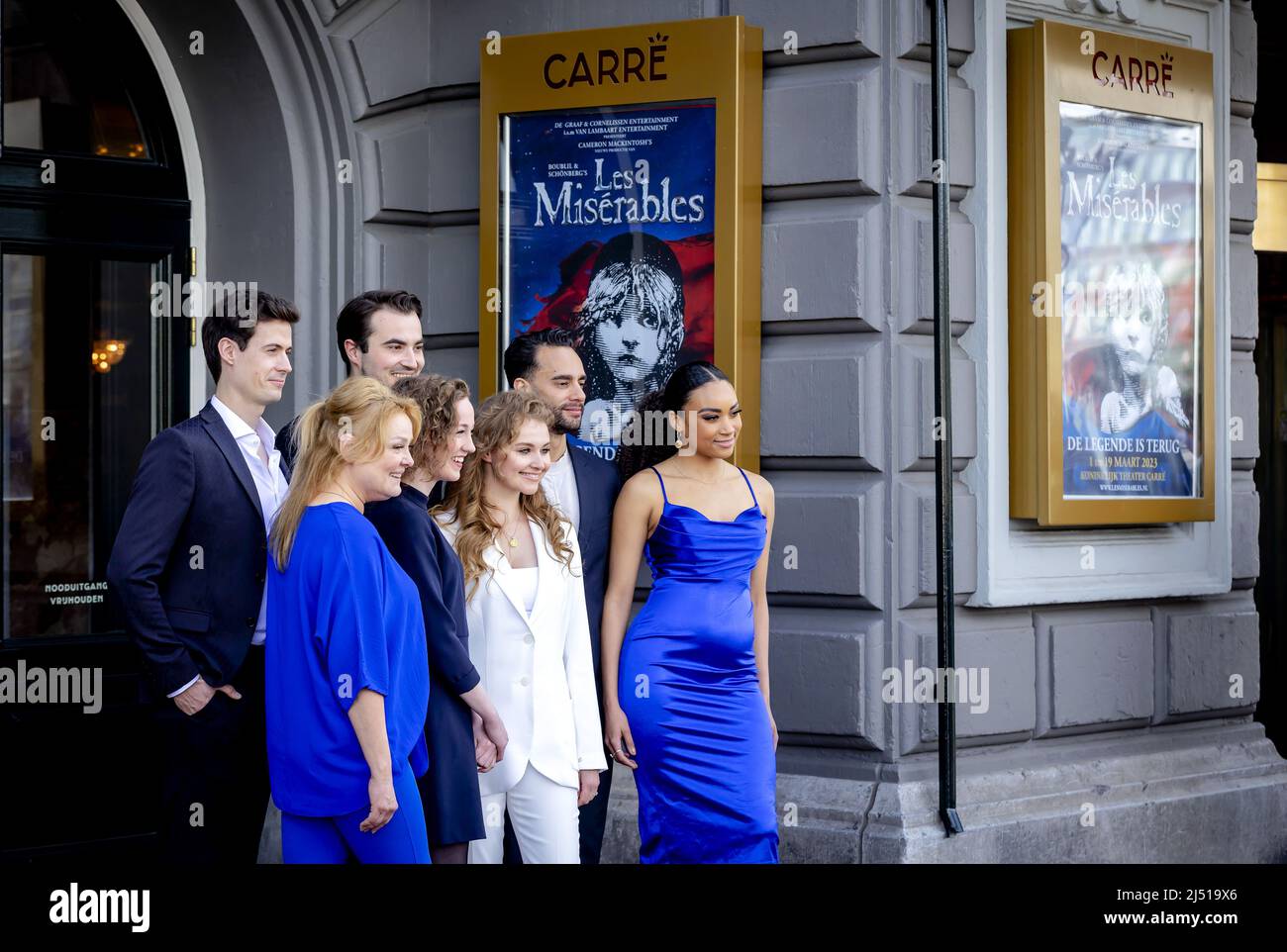 2022-04-19 11:47:40 AMSTERDAM - The cast poses after a press conference ...